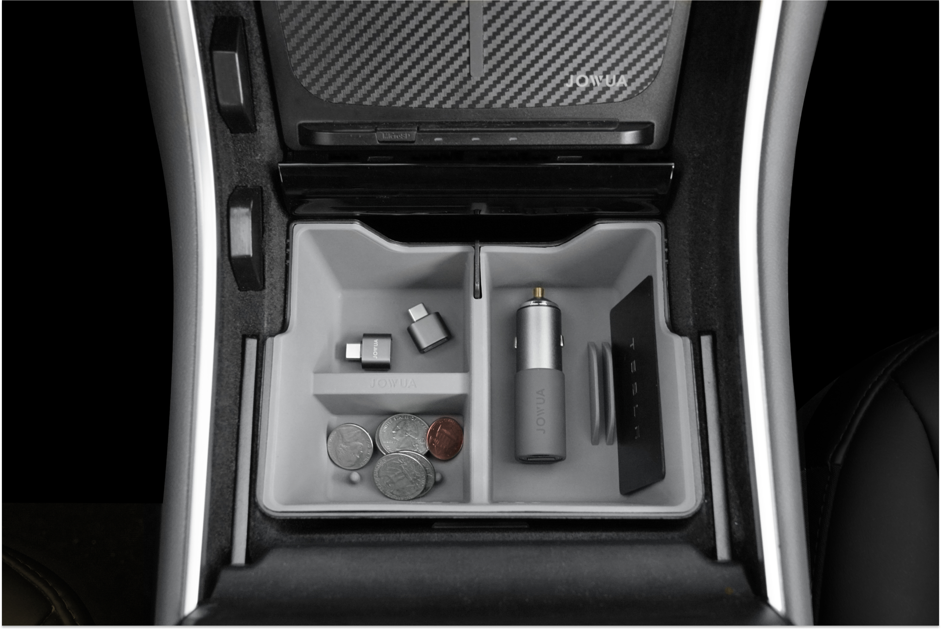 Tesla Model 3 Y Center Console Tray Free Shipping EVOFILM