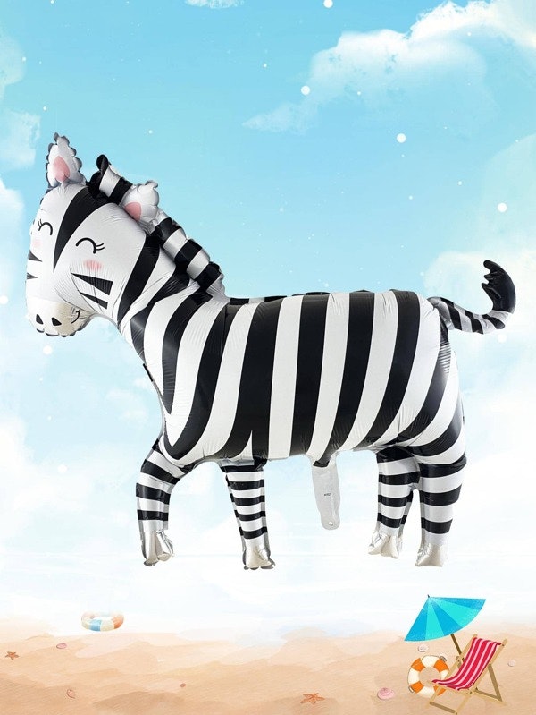Zebra Ballong Festdags
